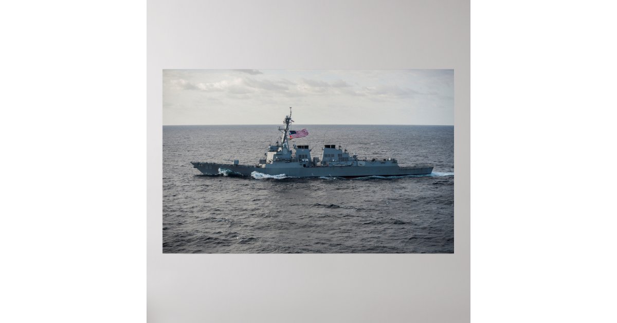 USS Preble (DDG 58) Poster | Zazzle