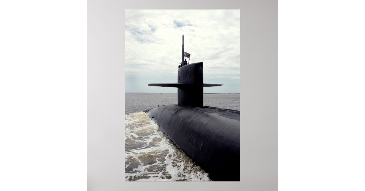 USS Tennessee (SSBN 734) Poster | Zazzle
