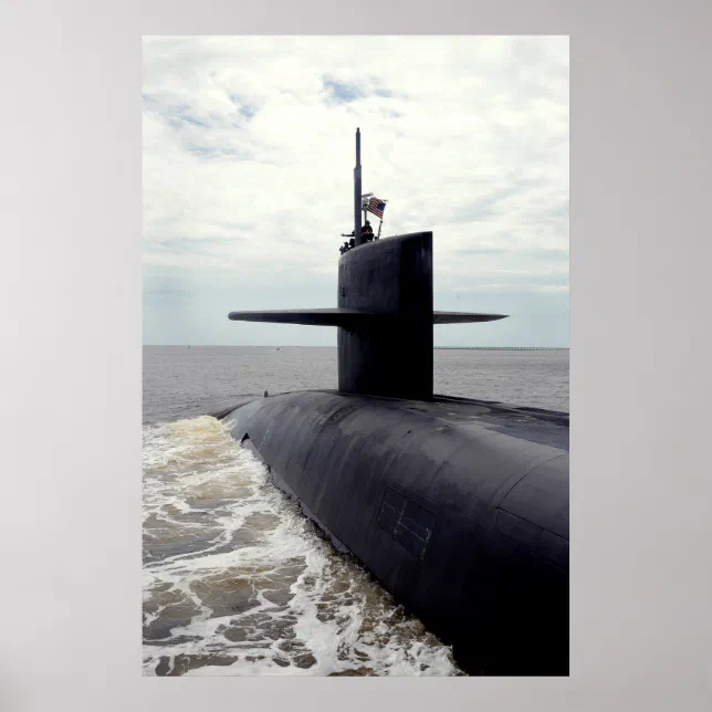 USS Tennessee (SSBN 734) Poster | Zazzle