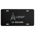 USSF | United States Space Force License Plate | Zazzle