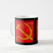 USSR Communism Hammer & Sickle Grunge Mug | Zazzle