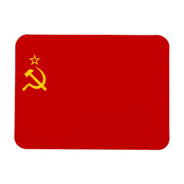 USSR flag Magnet | Zazzle