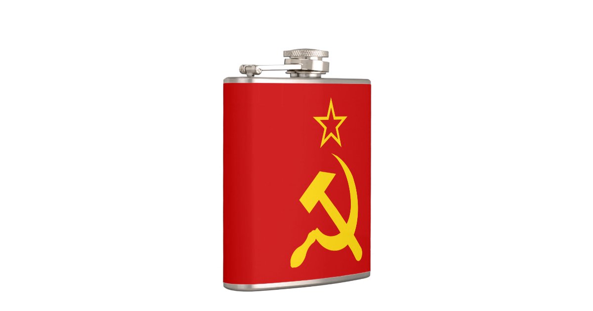 USSR Flag - Soviet Union Flag Flask | Zazzle