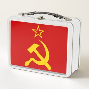 USSR Flag - Soviet Union Flag Metal Lunch Box | Zazzle