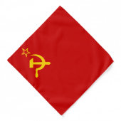USSR Soviet Union Flag Communist Sickle and Hammer Bandana | Zazzle