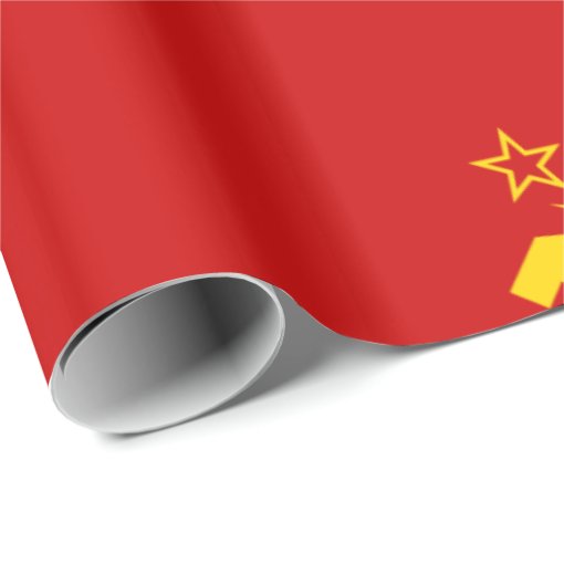 USSR Soviet Union Flag Communist Sickle and Hammer Wrapping Paper | Zazzle