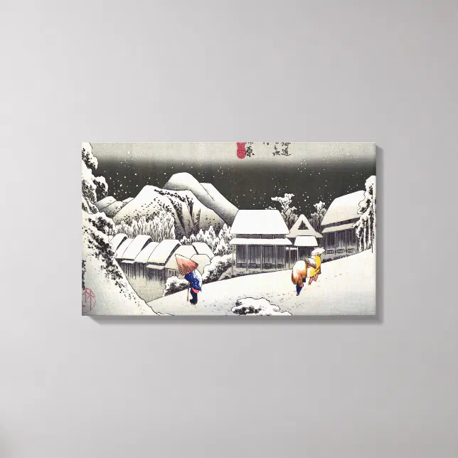 hiroshige winter print