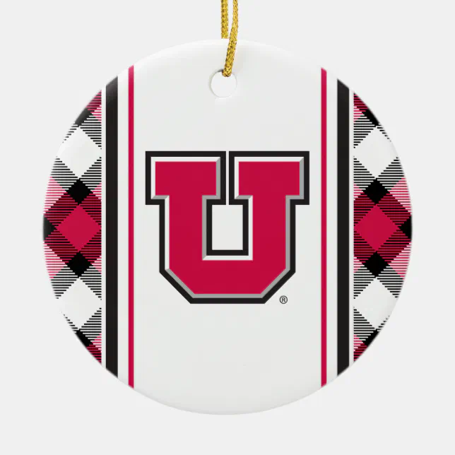 Utah Block U Ceramic Ornament | Zazzle