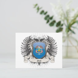 Utah Crest Postcard | Zazzle