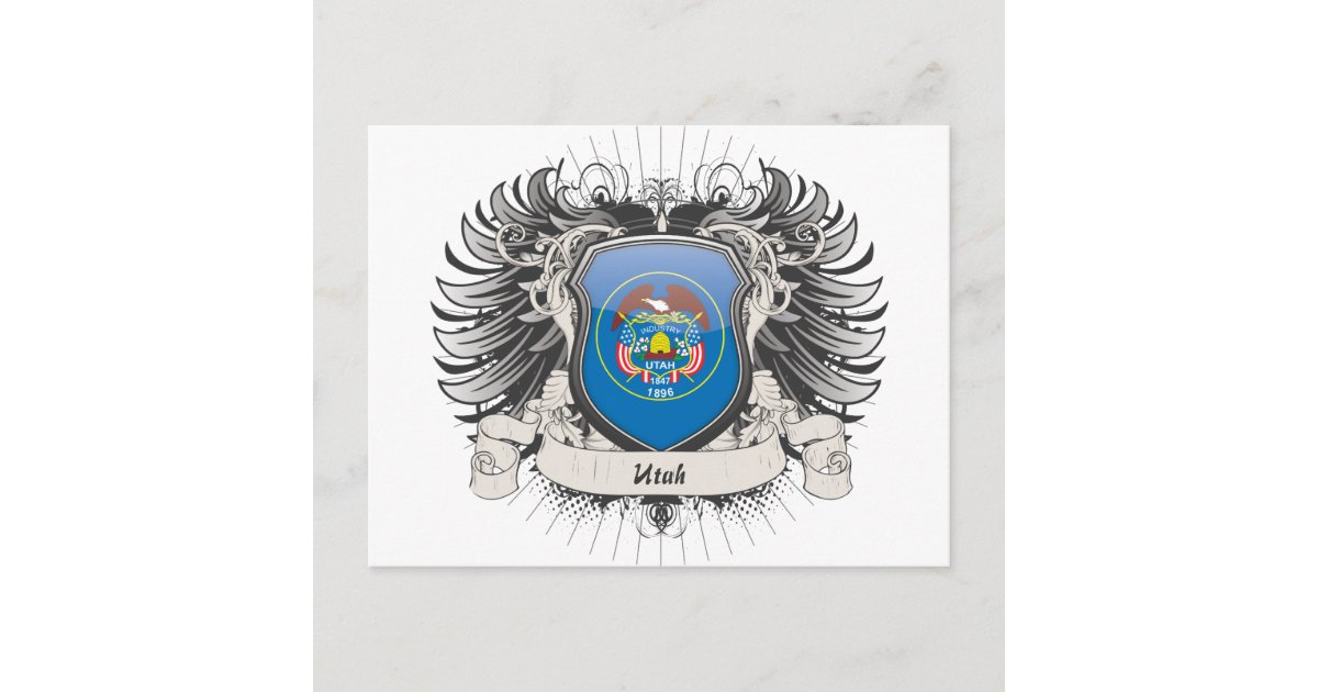 Utah Crest Postcard | Zazzle