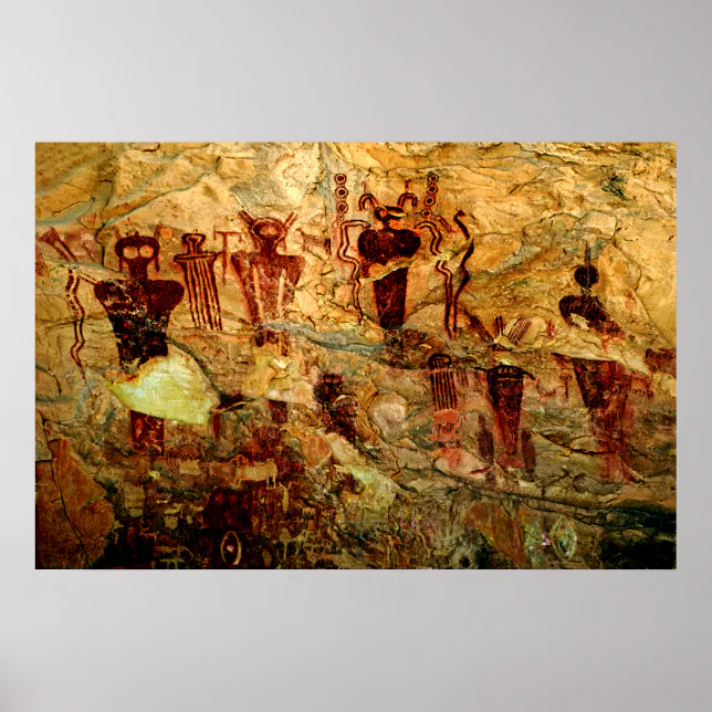 Utah Rock Art Poster | Zazzle
