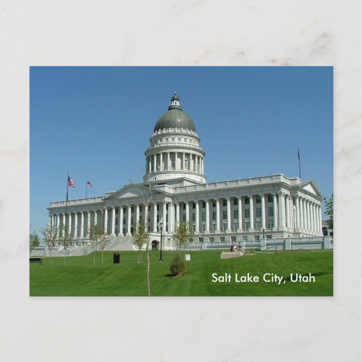 Utah State Capitol Postcard | Zazzle