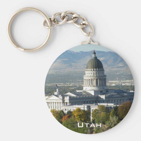 Utah State Capitol - Salt Lake City Keychain | Zazzle.com