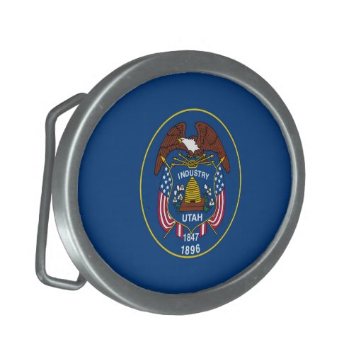 Utah State Flag Design Belt Buckle | Zazzle