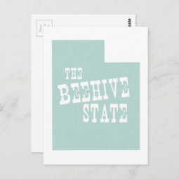 Utah State Motto Slogan Postcard | Zazzle