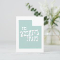 Utah State Motto Slogan Postcard | Zazzle