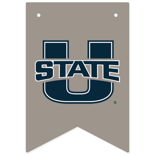 Utah State University Graduation Bunting Flags | Zazzle