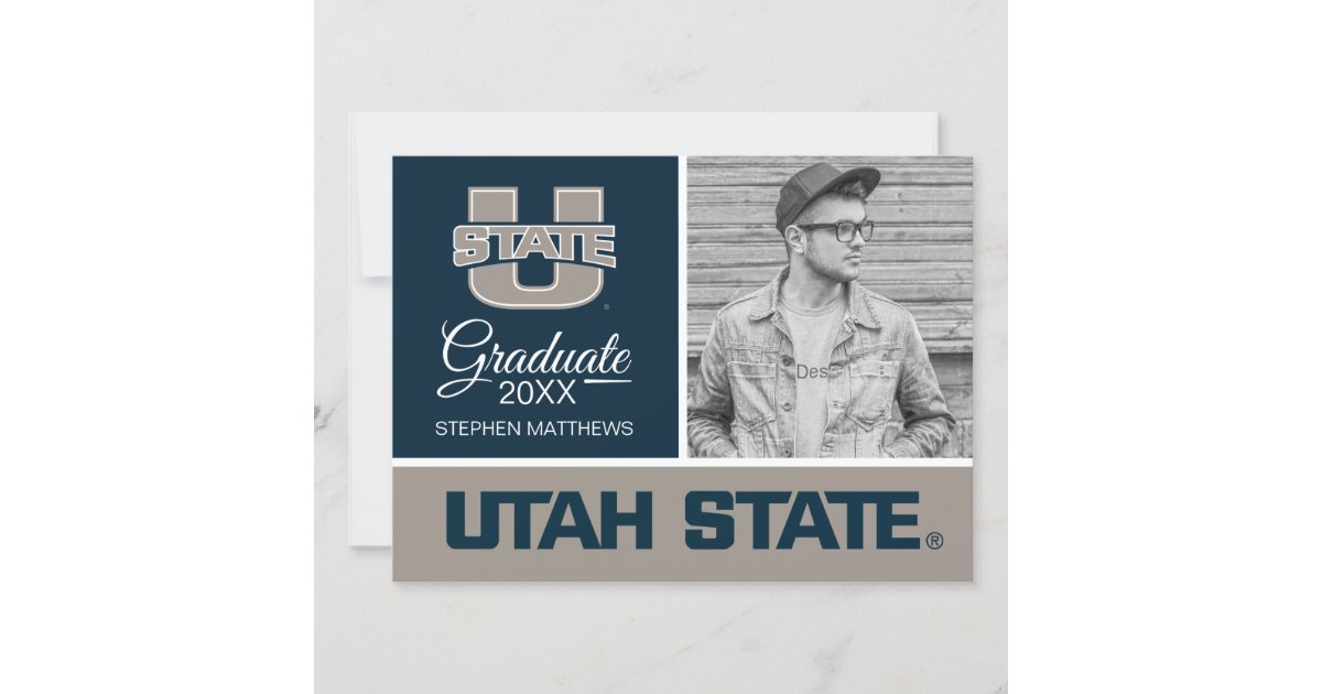 Utah State University Graduation Invitation | Zazzle