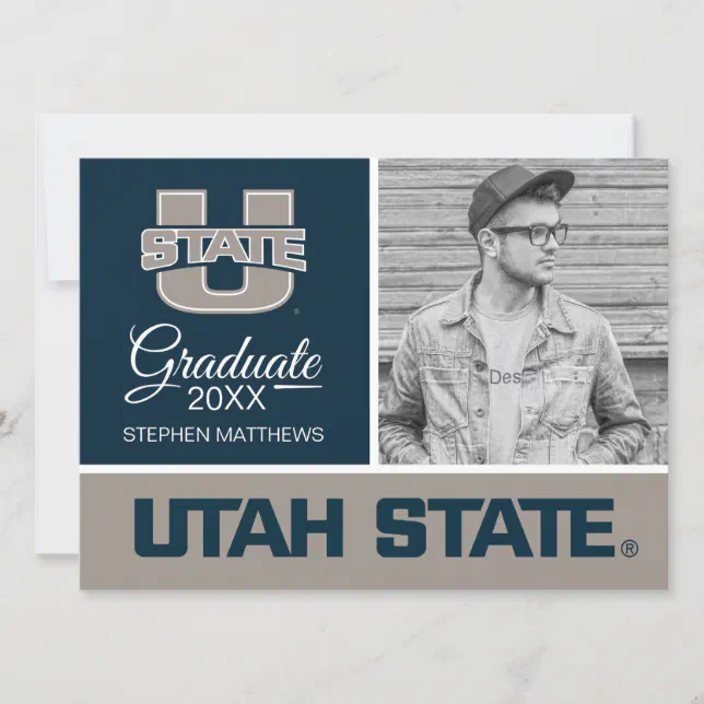 Utah State University Graduation Invitation | Zazzle