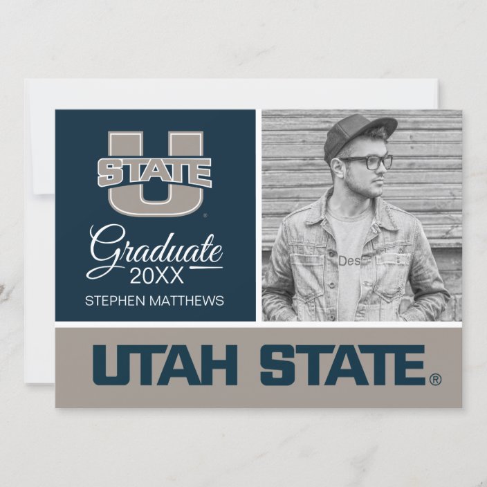 Utah State University Graduation Invitation | Zazzle.com