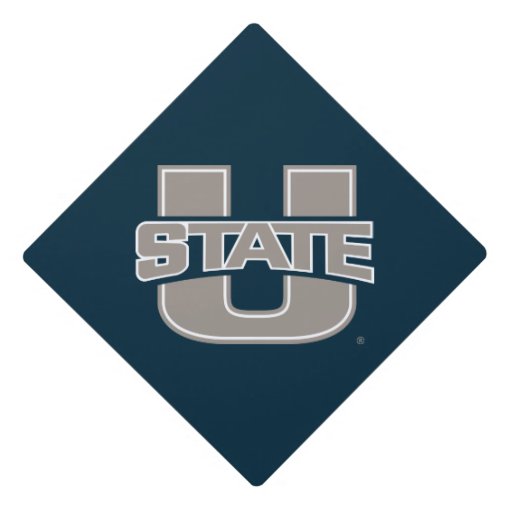 Utah State University Logo Graduation Cap Topper | Zazzle
