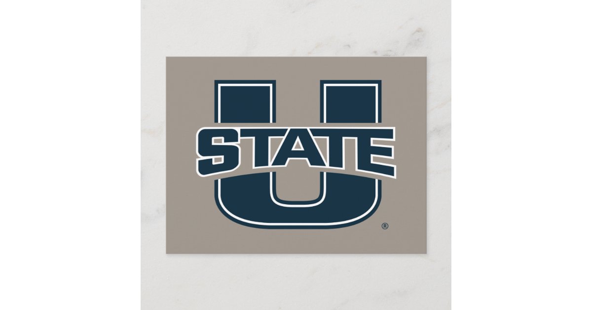 Utah State University Logo Invitation Postcard | Zazzle
