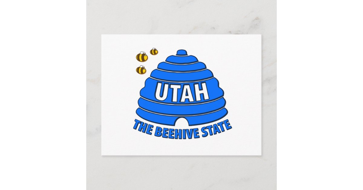 Utah: The Beehive State Postcard | Zazzle