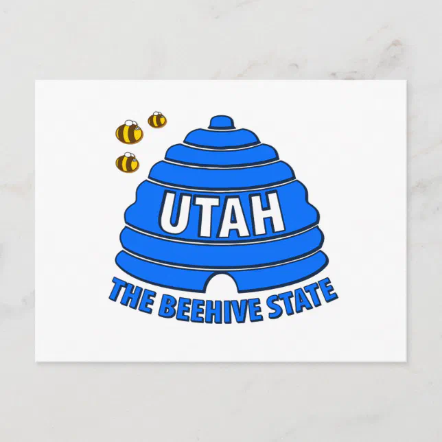 Utah: The Beehive State Postcard | Zazzle