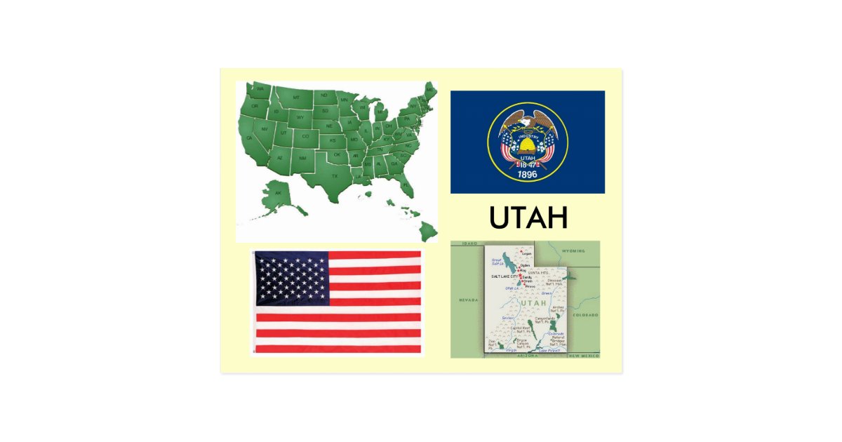Utah, USA Postcard | Zazzle.com