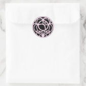 Utena Rose Crest Duelist Ring Symbol Classic Round Sticker | Zazzle