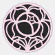Utena Rose Crest Duelist Ring Symbol Classic Round Sticker | Zazzle