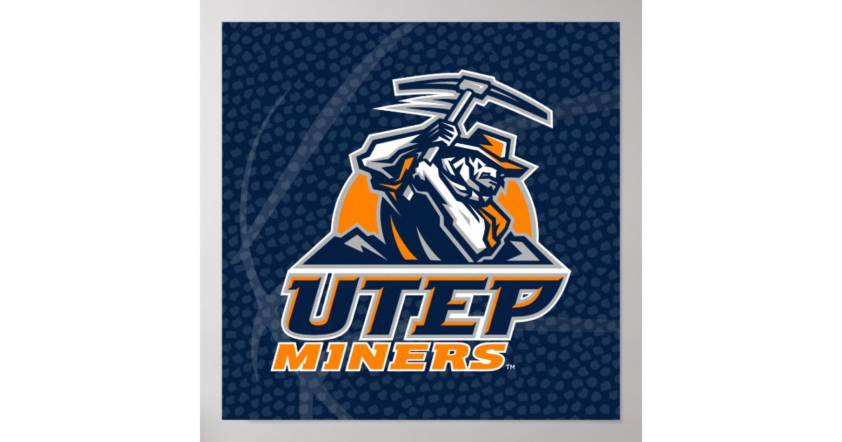 UTEP Miners Basketball Poster | Zazzle