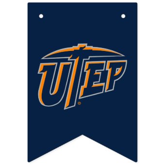 UTEP Miners Bunting Flags | Zazzle