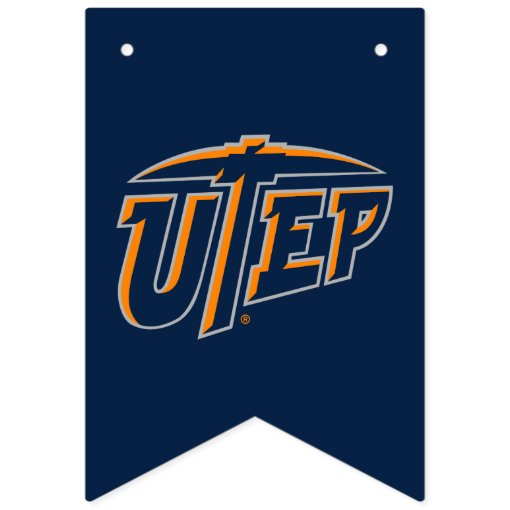 UTEP Miners Bunting Flags | Zazzle