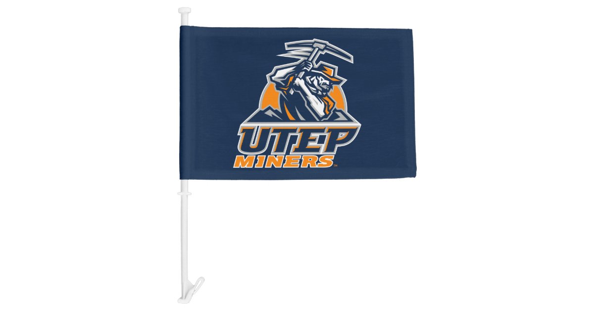 UTEP Miners Car Flag | Zazzle