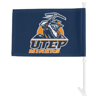 UTEP Miners Car Flag | Zazzle