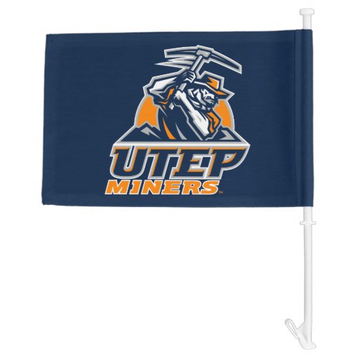 UTEP Miners Car Flag | Zazzle