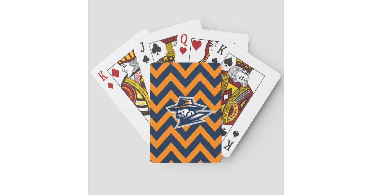 UTEP Miners Chevron Poker Cards | Zazzle