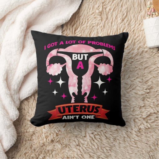 Uterus Removal Hysterectomy Surgery Survivor Throw Pillow | Zazzle