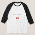 Utila Island Honduras Scuba Dive Flag T-Shirt | Zazzle