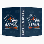 UTSA Logo University Watermark 3 Ring Binder | Zazzle