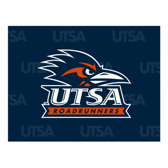 UTSA Logo University Watermark Postcard | Zazzle.com