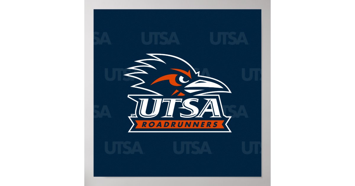 UTSA Logo University Watermark Poster | Zazzle
