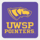 UWSP Pointers Square Sticker | Zazzle