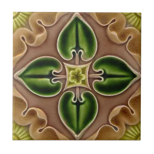 V0052 Victorian Antique Reproduction Ceramic Tile | Zazzle.com