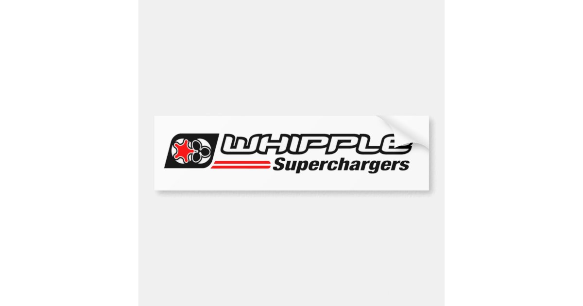 V8 Supercharger Bumper Sticker | Zazzle