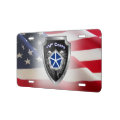 V Armored Corps Customized Shield License Plate | Zazzle