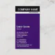 V Header Band - Black with Dark Purple 330066 Business Card | Zazzle