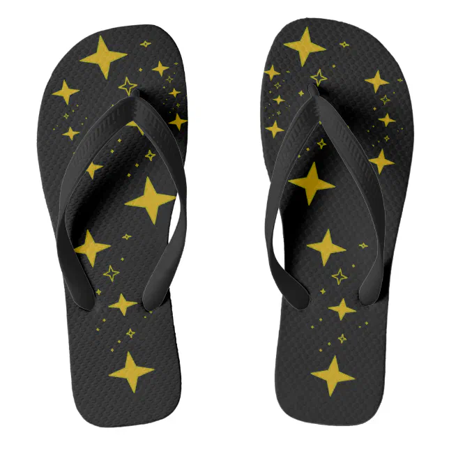 Va-cA night stars flip flops by DAL | Zazzle
