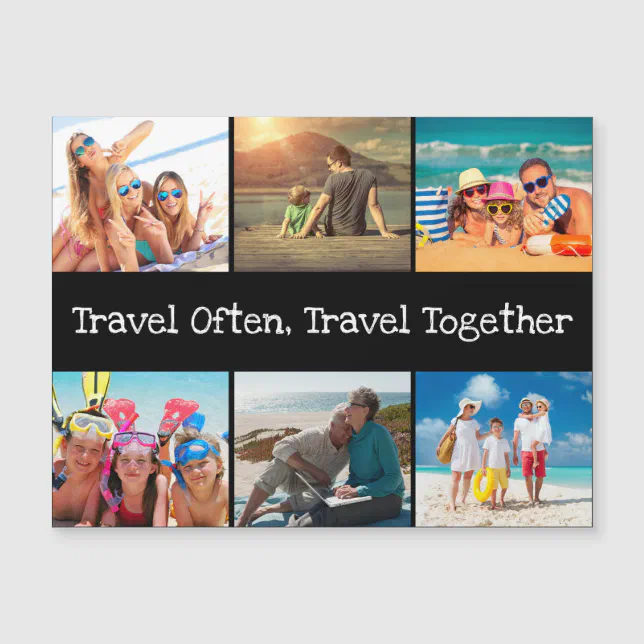 Vacation Photo Collage Travel Often Together | Zazzle